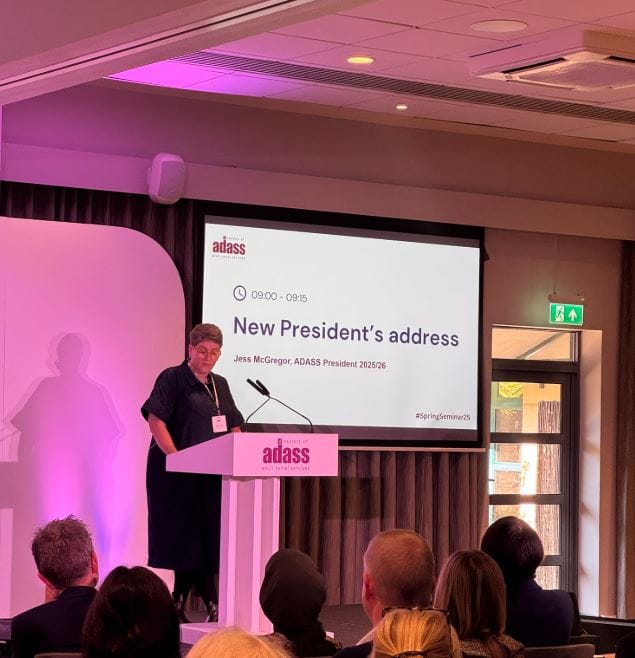 ADASS's new President: Jess McGregor's keynote speech - ADASS